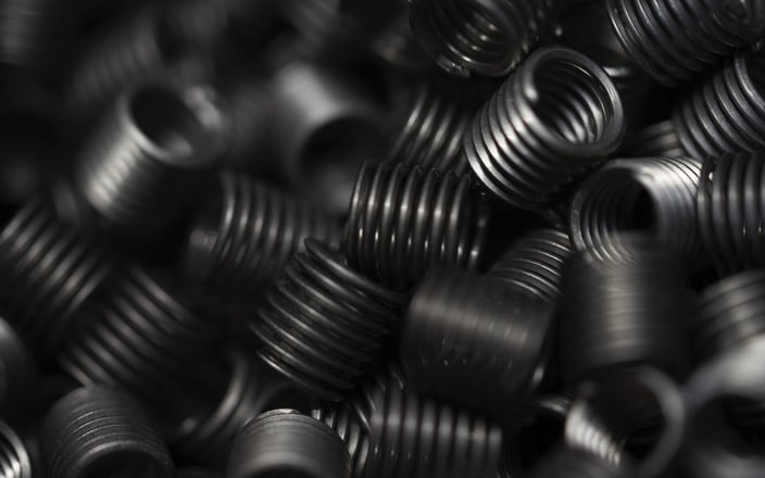 What are the different types of wire thread inserts?